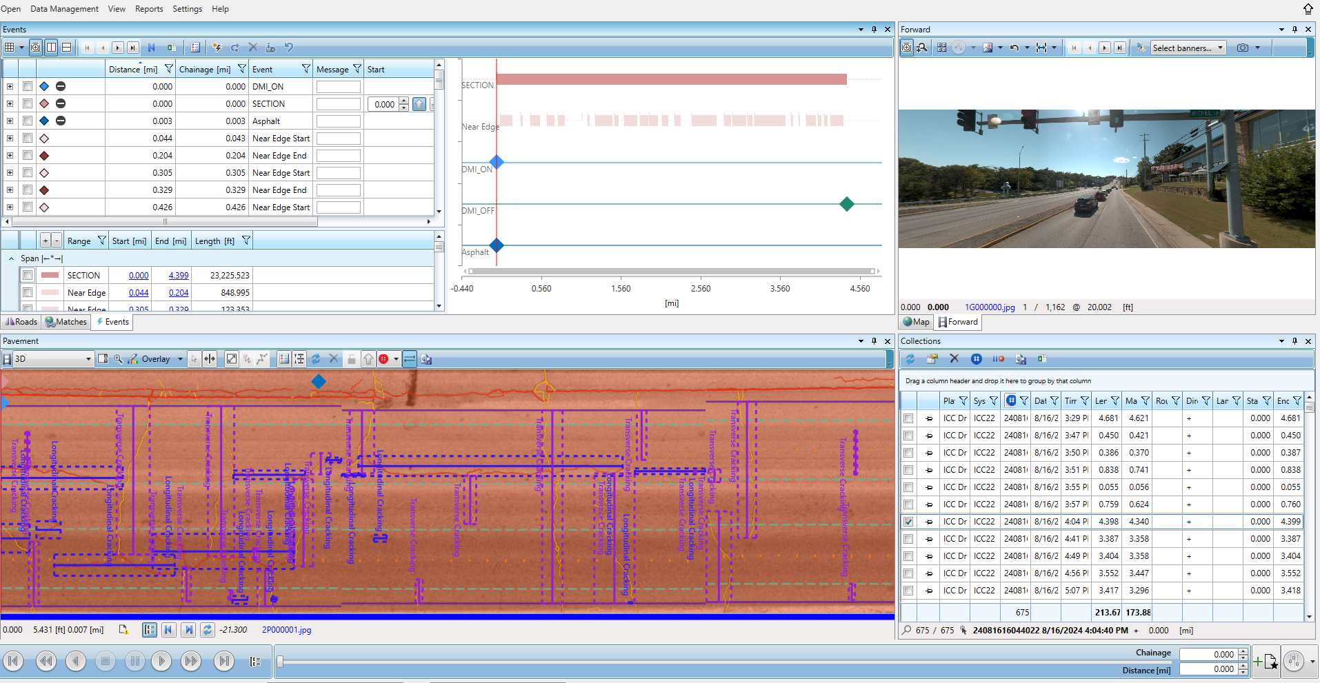 Pavement Condition Surveys – ICC-IMS